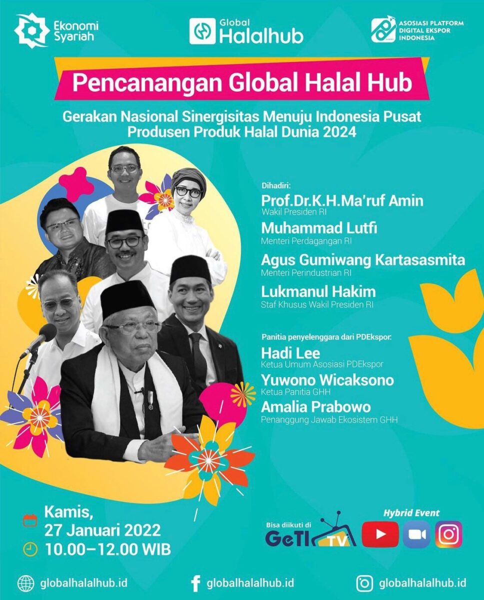 EKOSISTEM GLOBAL HALAL HUB DIRESMIKAN, UMKM HALAL SIAP GO INTERNASIONAL ...