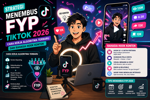 Strategi Menembus FYP TikTok 2026 - GeTI
